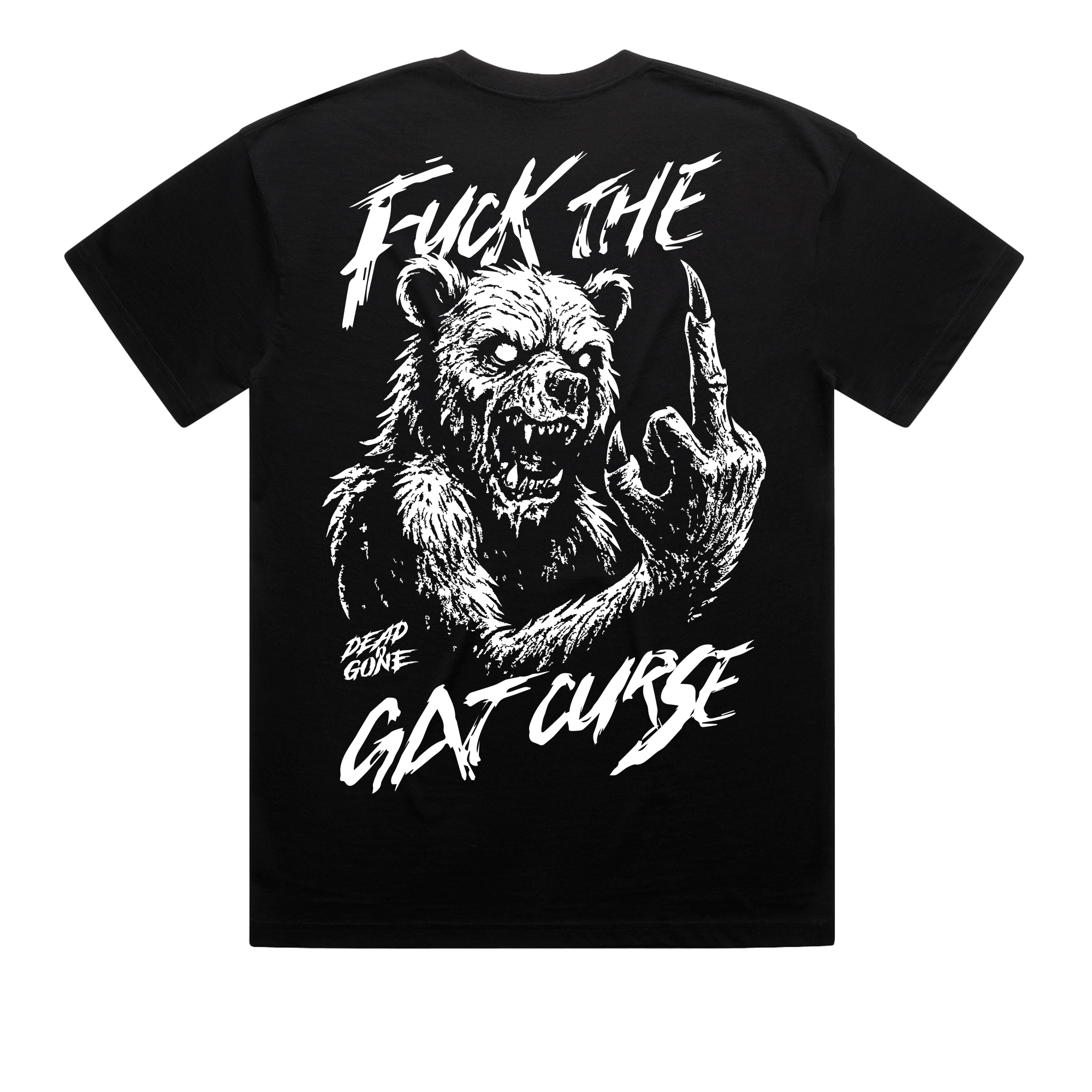 "FUCK THE GAT CURSE" (BEAR) TEE – deadngone.co